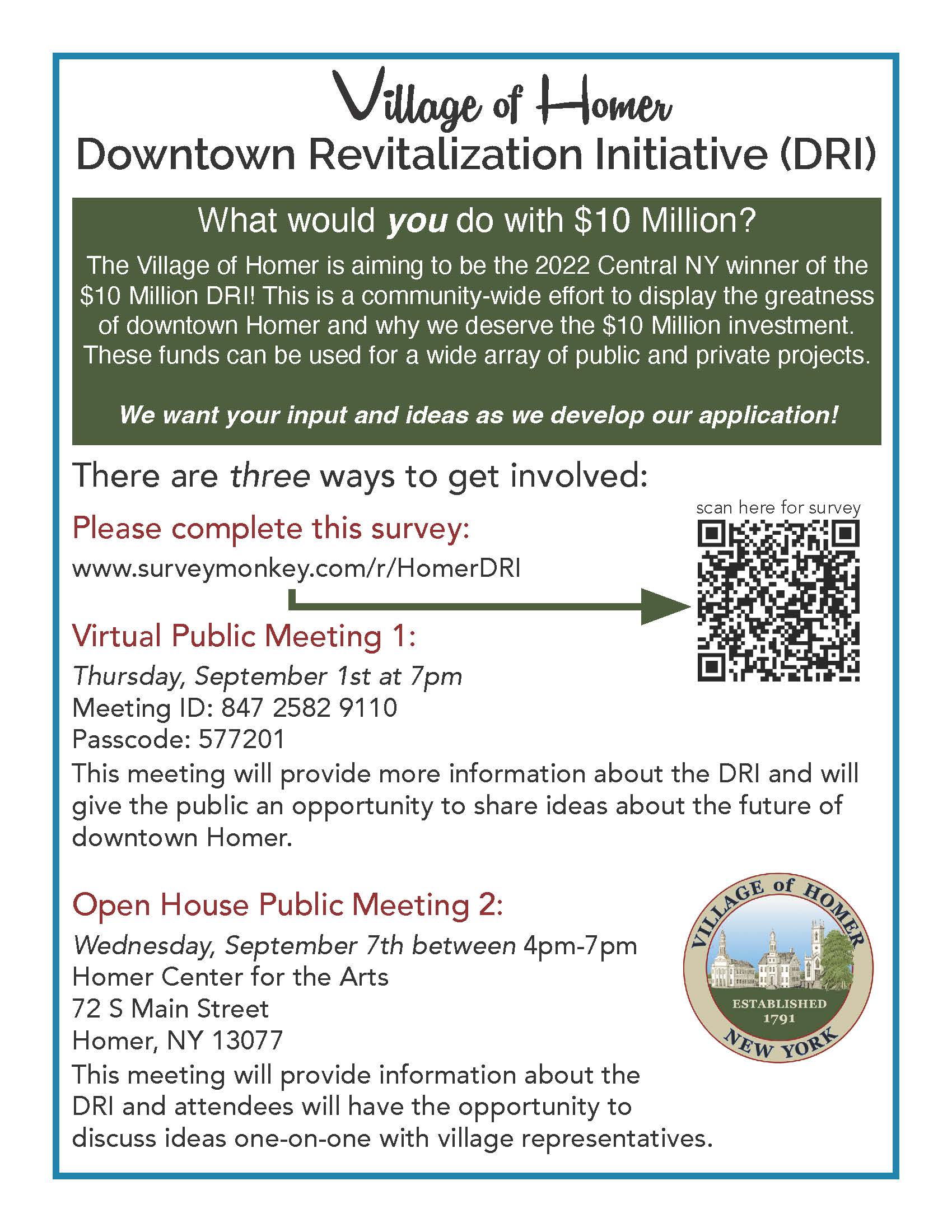 Village of Homer Downtown Revitalization Initiative | Village of Homer ... Village of Homer Downtown Revitalization Initiative | Village of Homer ...